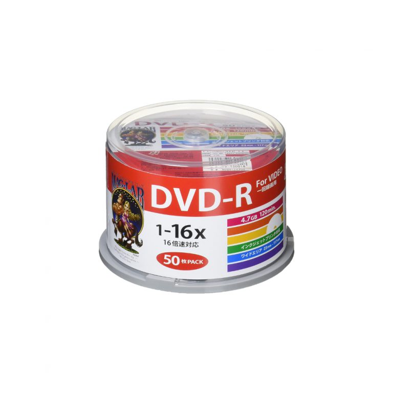 HIDISC CPRM対応 録画用DVD-R 16倍速対応 50枚 ワイド印刷対応 HDDR12JCP50 地デジ録画に最適！ | HIDISC 株式会社磁気研究所
