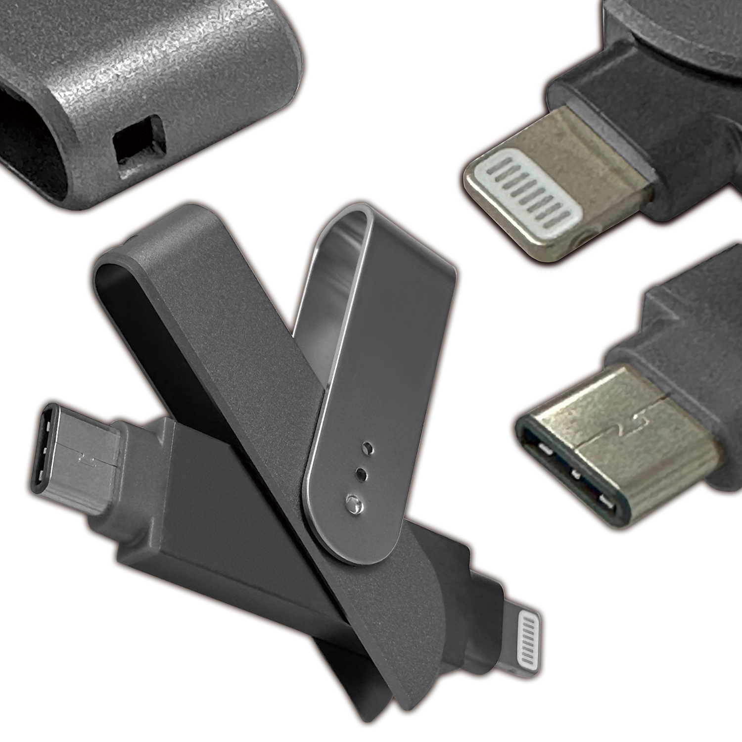 MFI認証品 HIDISC lightning & Type-C 両対応 USBフラッシュメモリ 128GB | HIDISC 株式会社磁気研究所